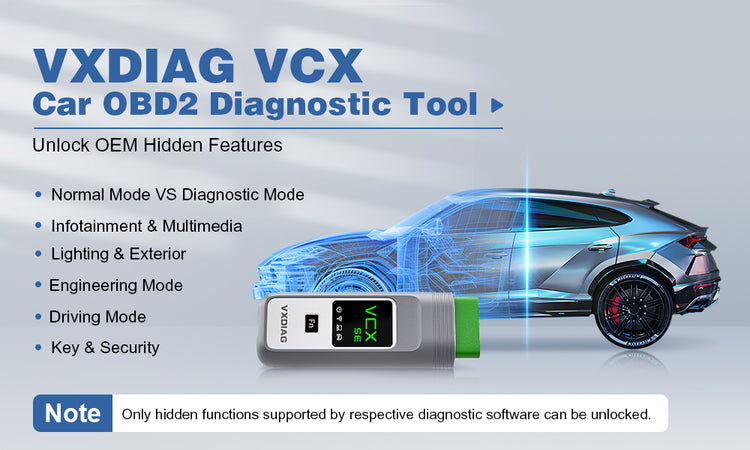 VXDIAG VCX SE Pro 3 in 1 for GM, VW, Ford OBD2 Diagnostic Tool – VXDIAG ...