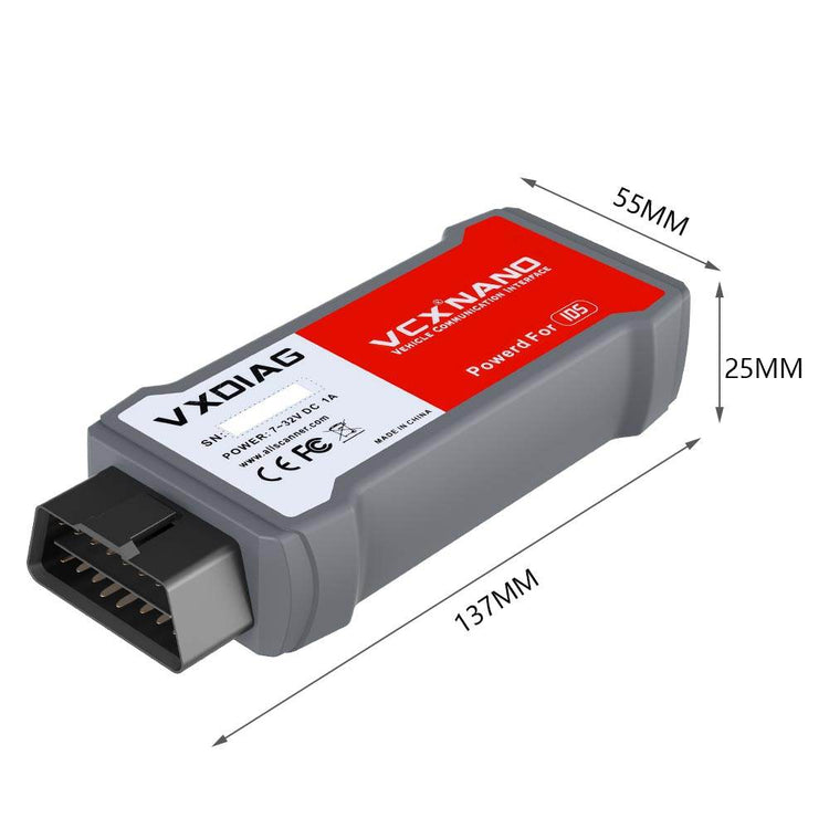USB Version VXDIAG NANO for Ford and Mazda - OBD2 Diagnostic Tool ...