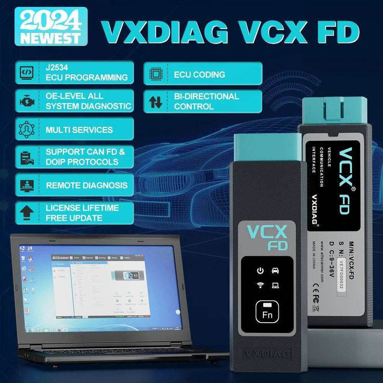 2025 VXDIAG VCX FD for GM - OBD2 Diagnostic Tool with CAN FD, DoIP ...