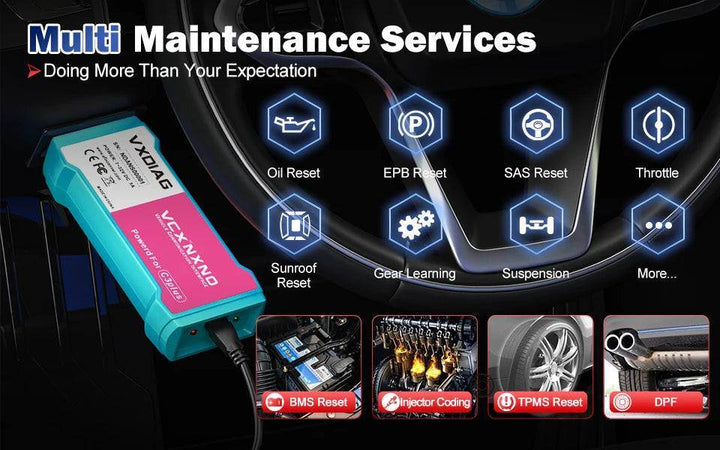 VXDIAG VCX NANO for Nissan and Infiniti - OBD2 Diagnostic Tool – VXDIAG ...