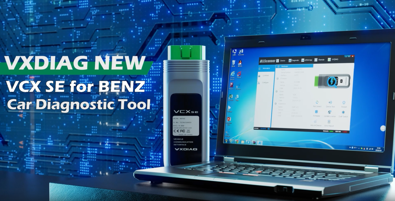 VXDIAG VCX SE for Mercedes Benz Diagnostic Scanner – VXDIAG Official ...