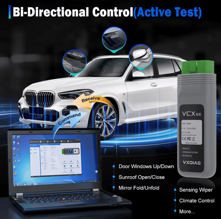 VXDIAG VCX SE 11 in 1 OBD2 diagnostic scanner programming and coding ...