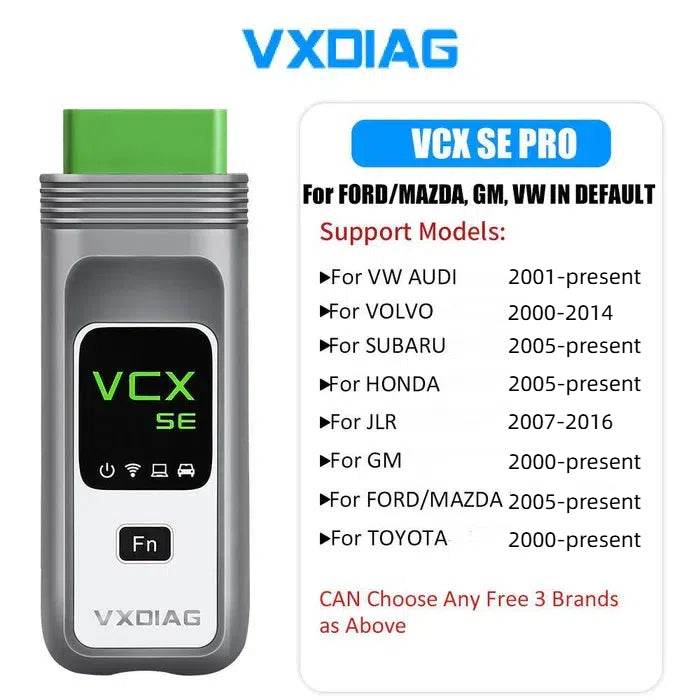 VXDIAG VCX SE Pro 3 in 1 for GM, VW, Ford OBD2 Diagnostic Tool – VXDIAG ...